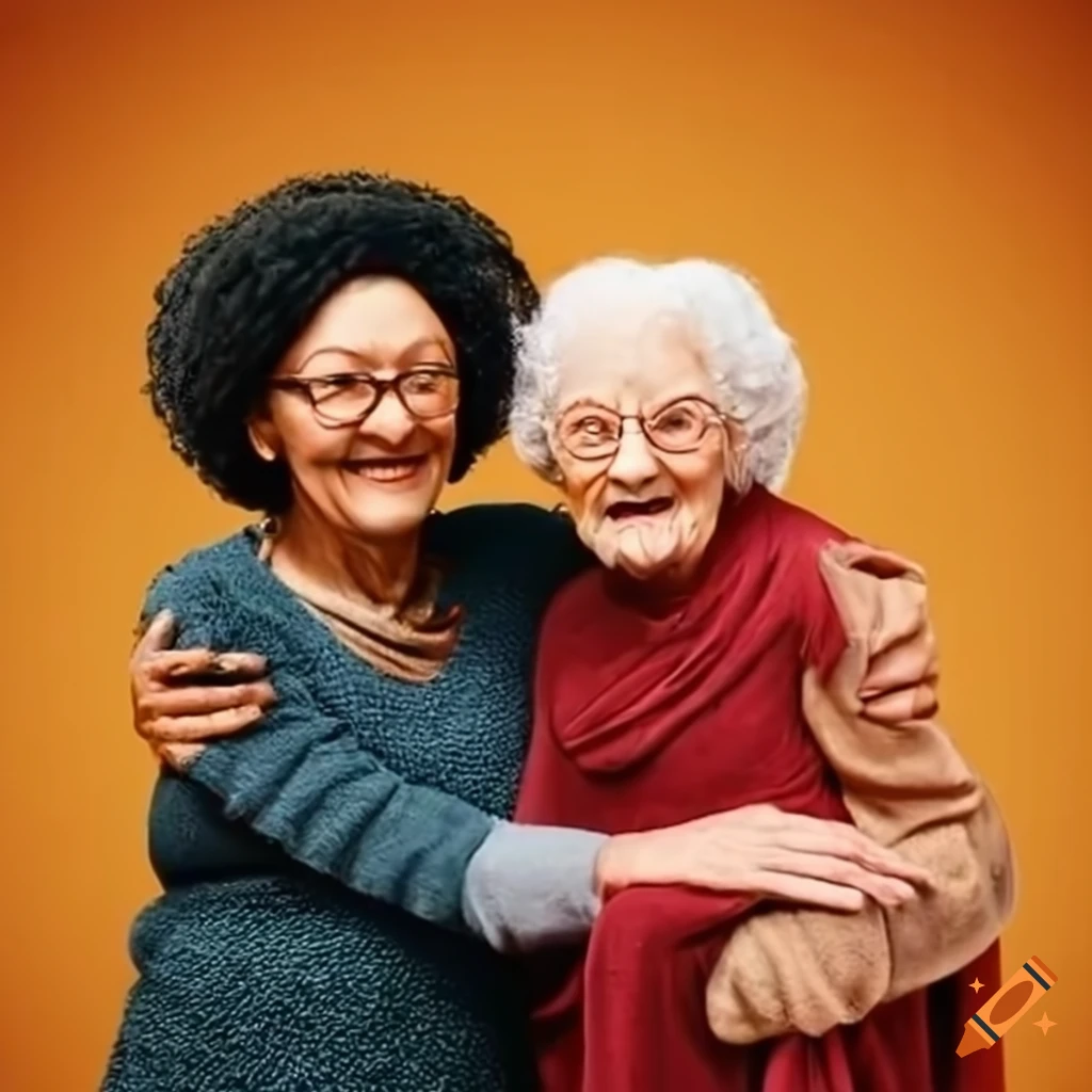 Two grandmothers spending time together