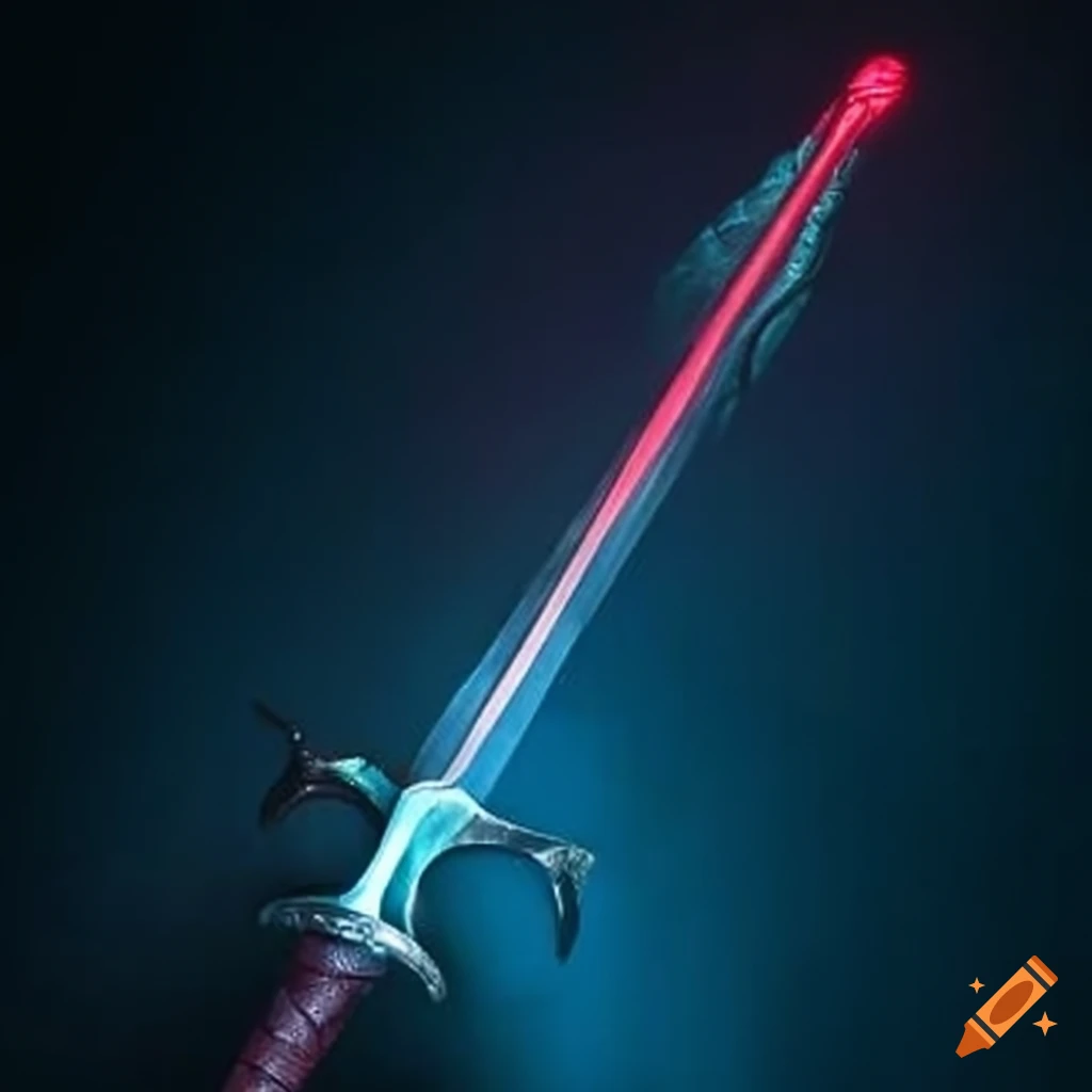 Red primordial great sword on Craiyon