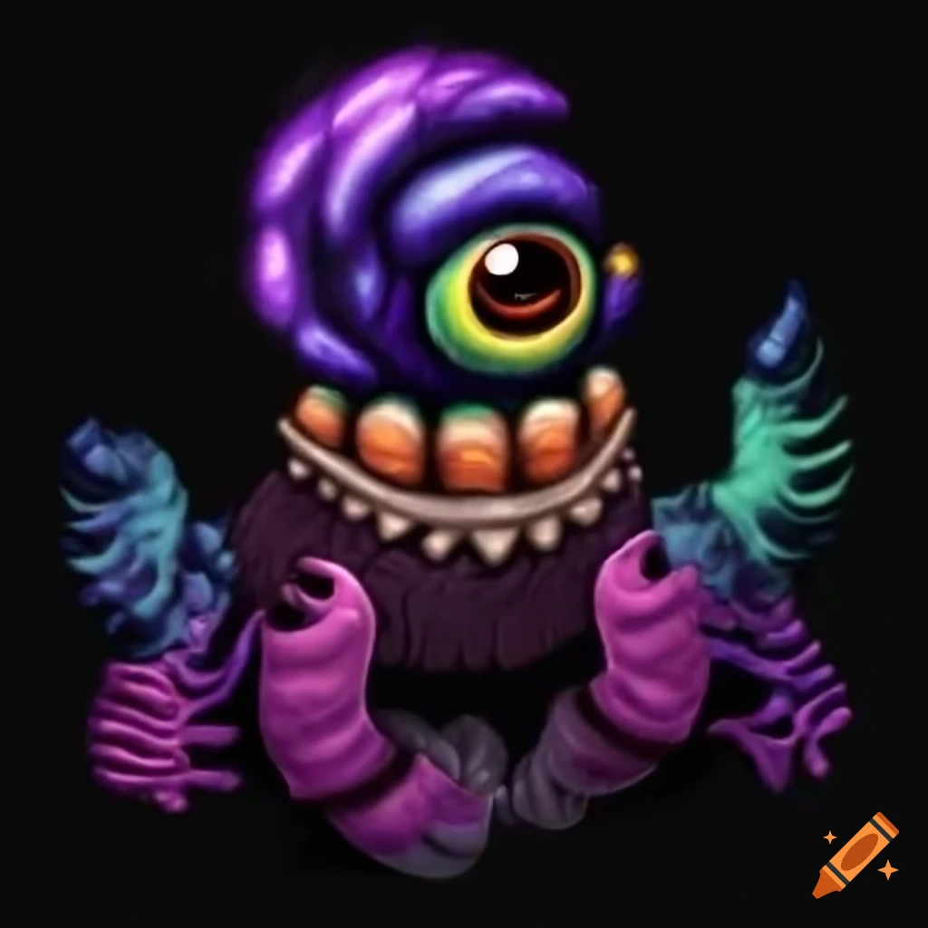 Singing monsters stone moai monster on Craiyon