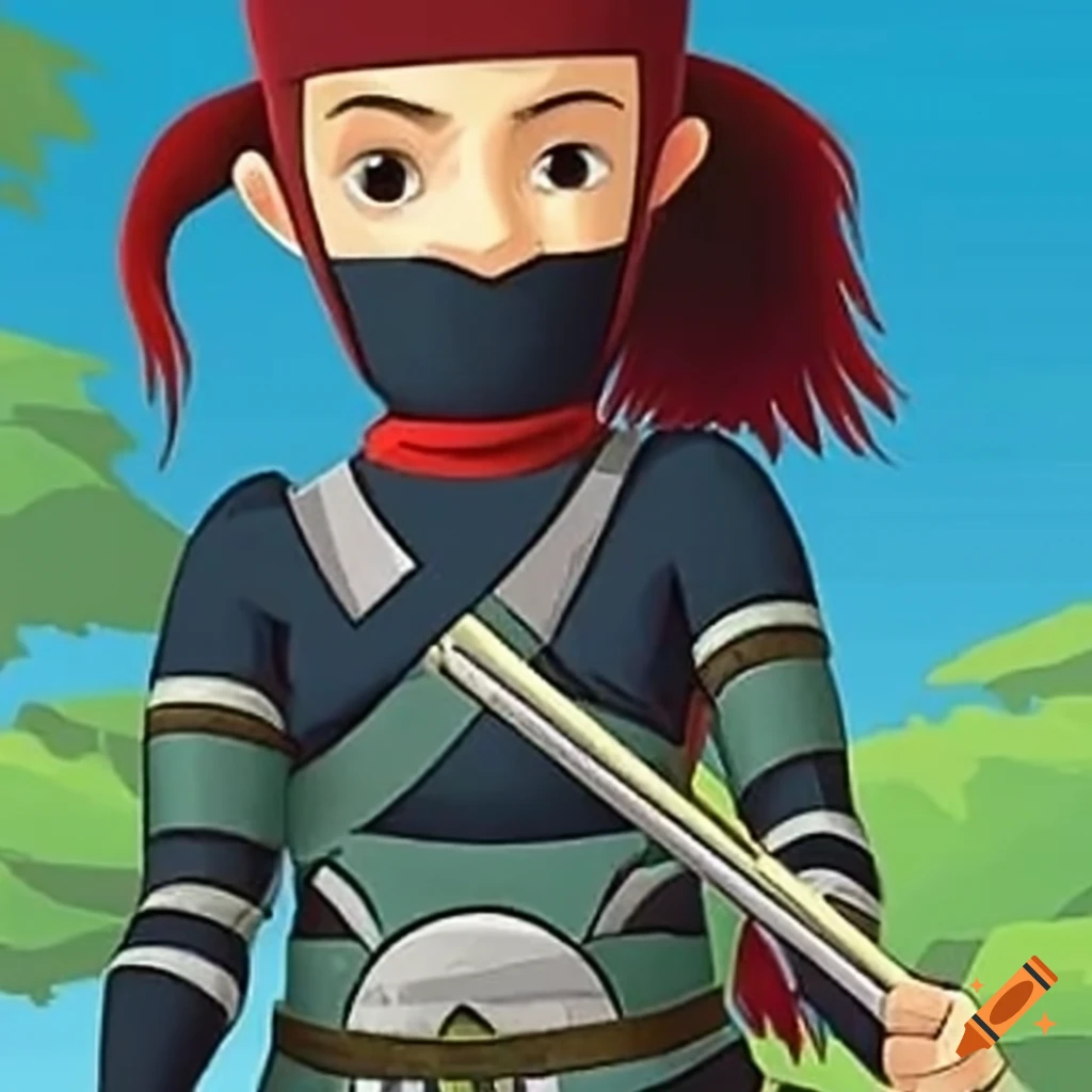 Artwork of cunning ninja characters