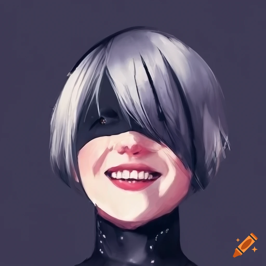 Young woman with a dynamic posture and space background on Craiyon