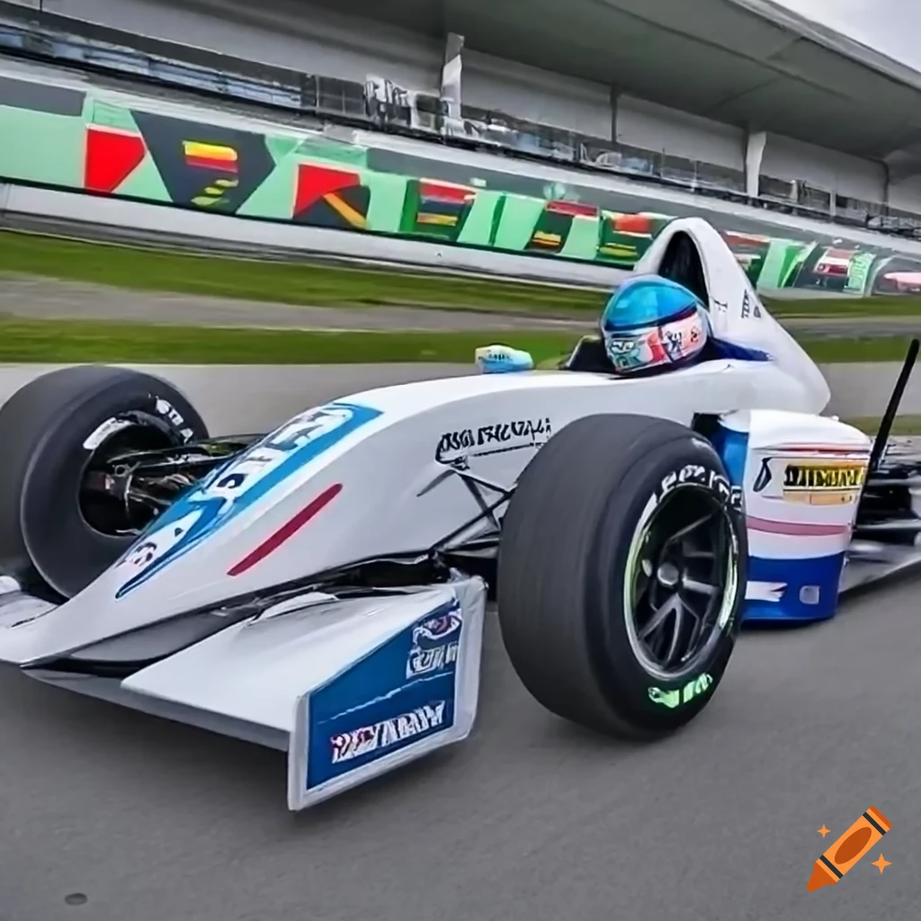 An electric formula student car on Craiyon