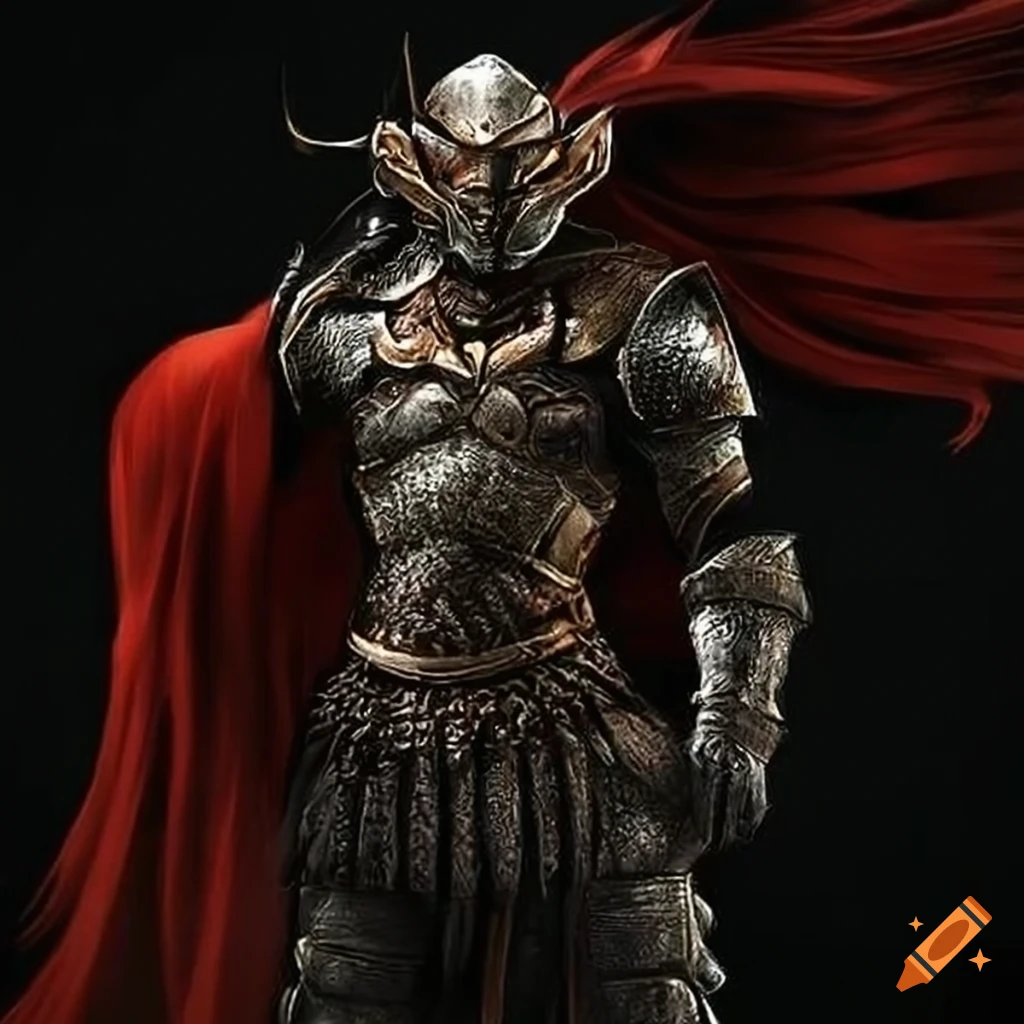 Lion knight mask helm on Craiyon