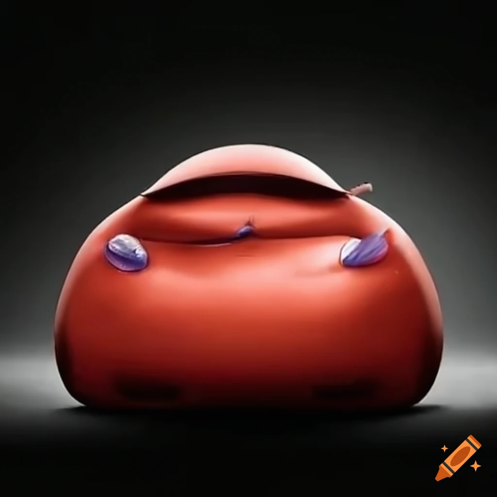 Car inflated transformation on Craiyon