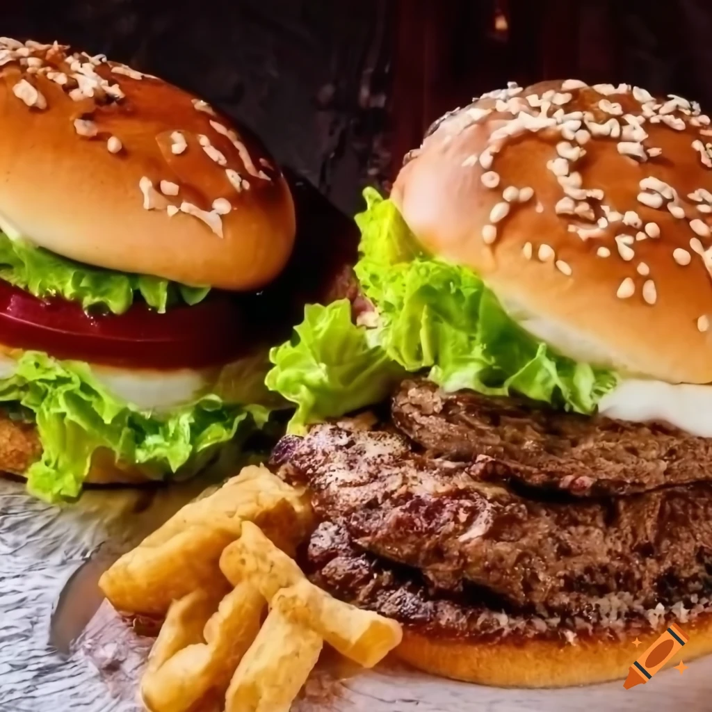 Kosher hamburger on Craiyon