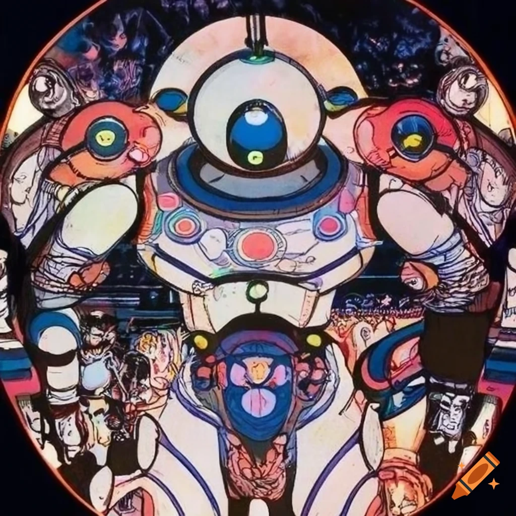Collaborative artwork of rom spaceknight by multiple artists