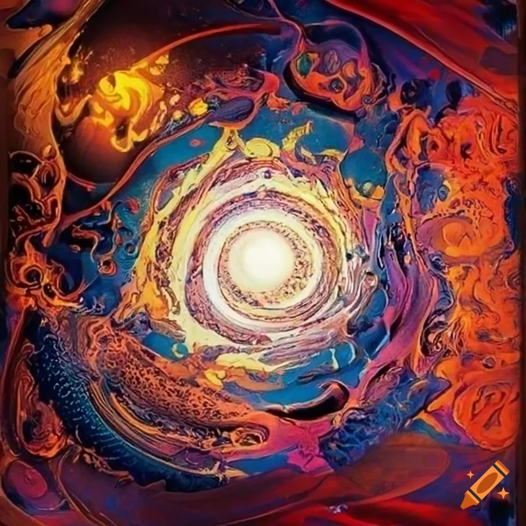 Abstract album cover with prog rock and hip hop vibes on Craiyon