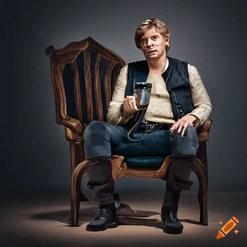Han solo drinking tea
