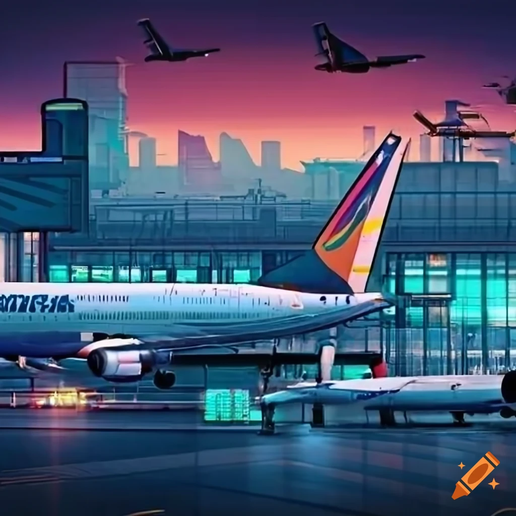 Artistic rendition of london heathrow airport on Craiyon