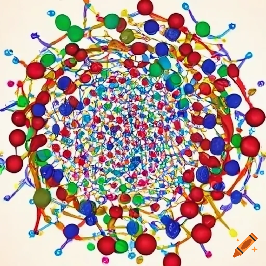 Image of creating complex expansive networks on Craiyon