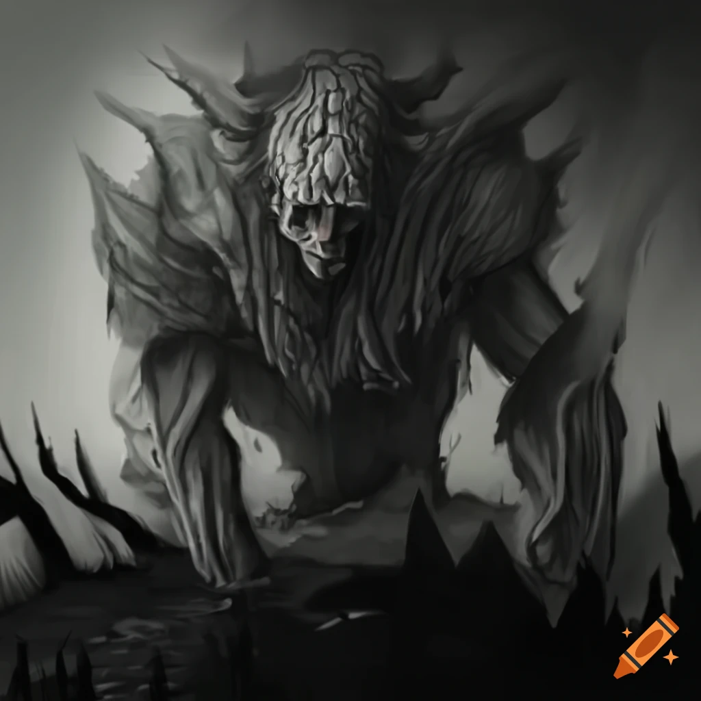 Devastation's incarnation beast, void creature on Craiyon