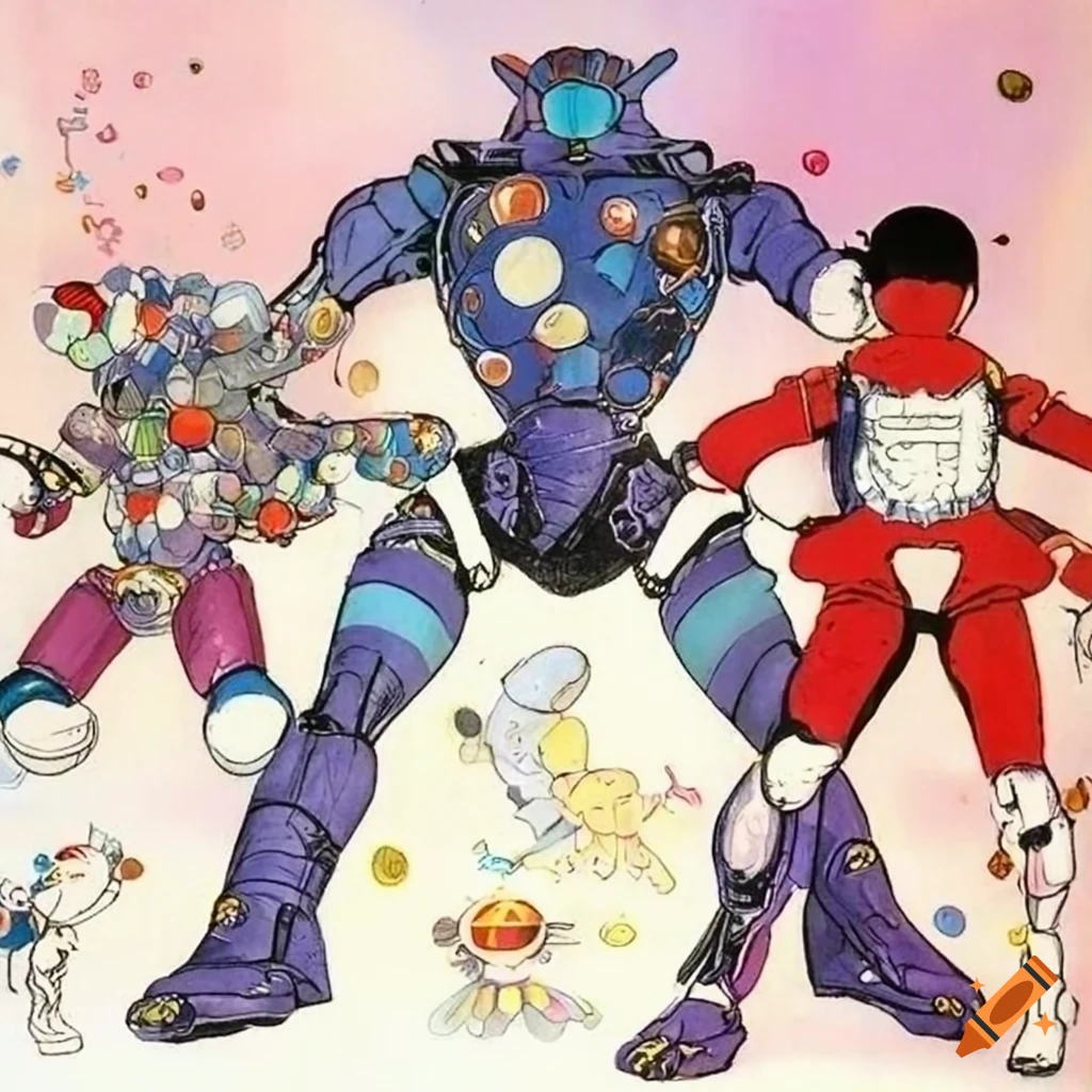 Collaborative artwork of rom spaceknight by multiple artists on Craiyon