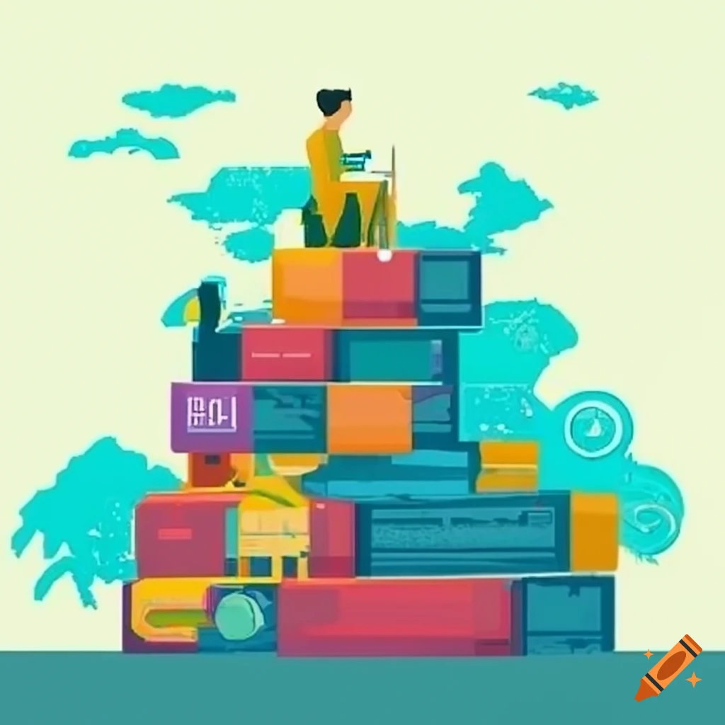 Illustration Representing Job Levels On Craiyon