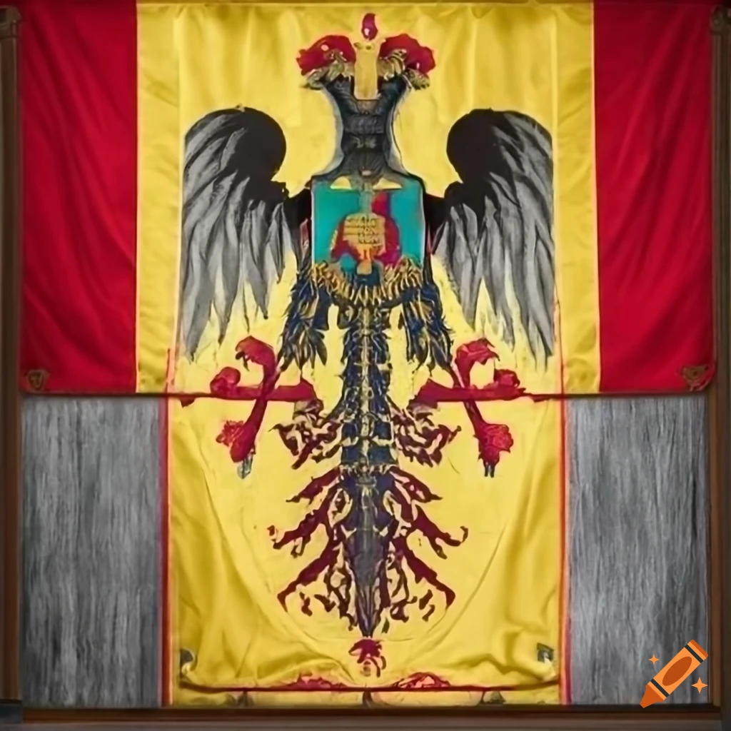 Banner of the holy empire on Craiyon