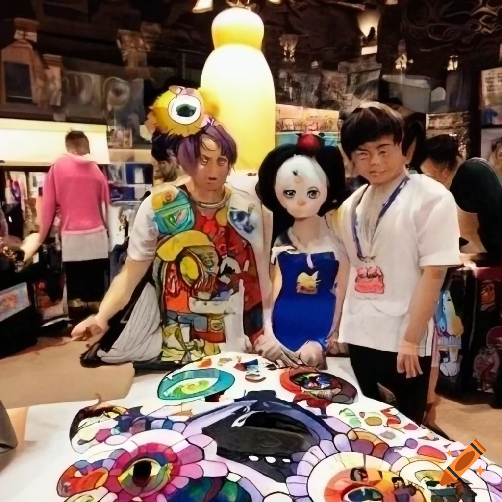 Artistic tabletop gaming convention on Craiyon