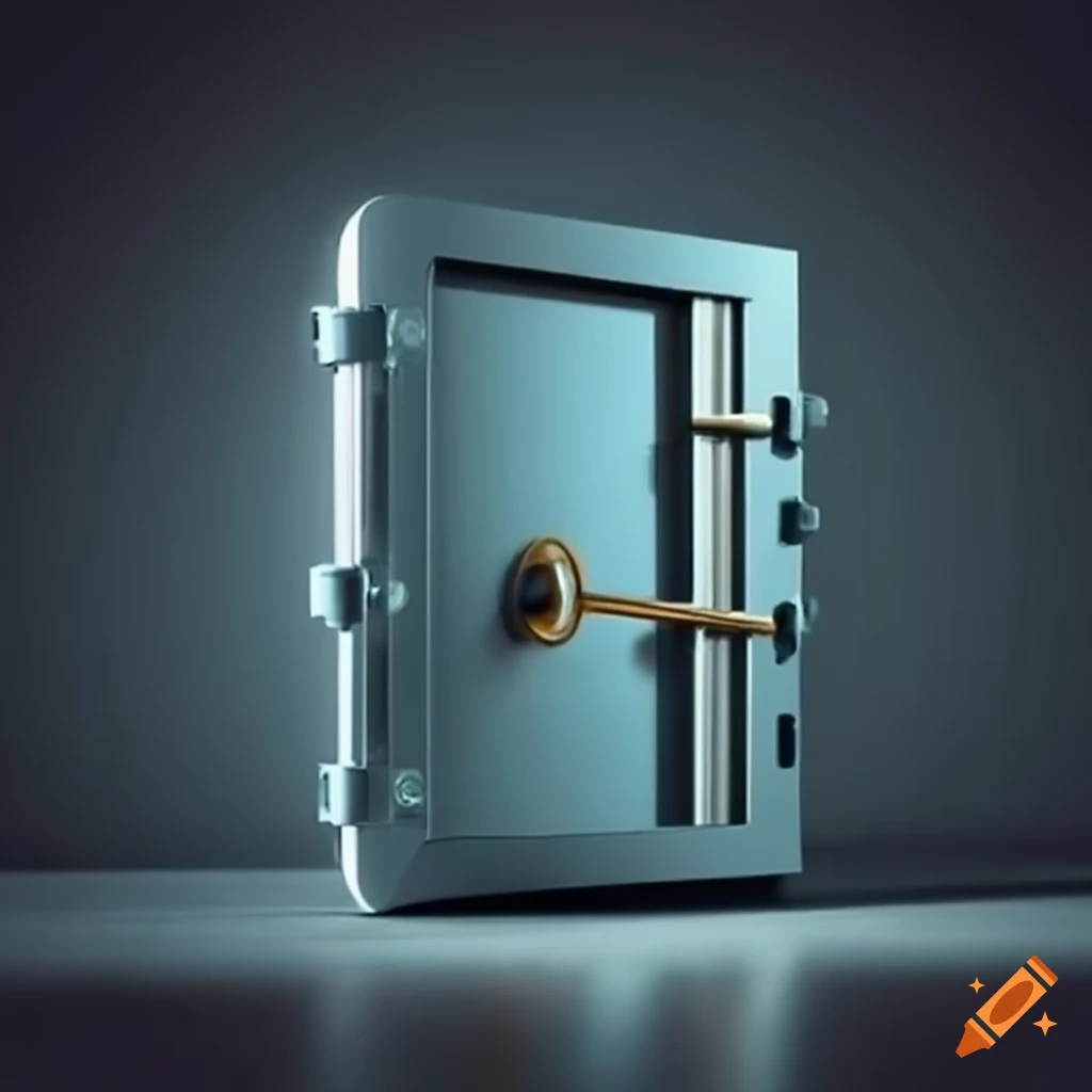 A secure safe with 'videos vault' logo