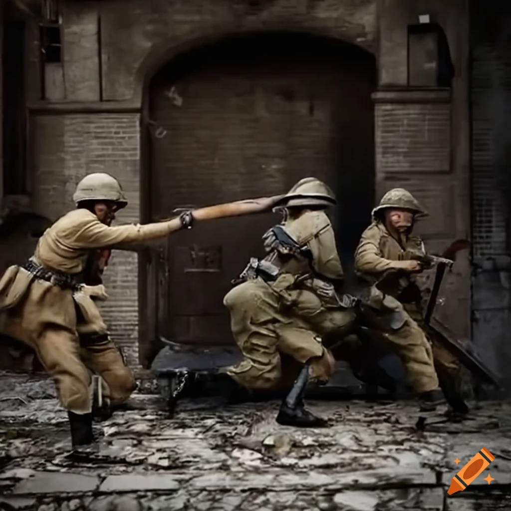 Realistic earwig insect in ww2 military clothing on Craiyon