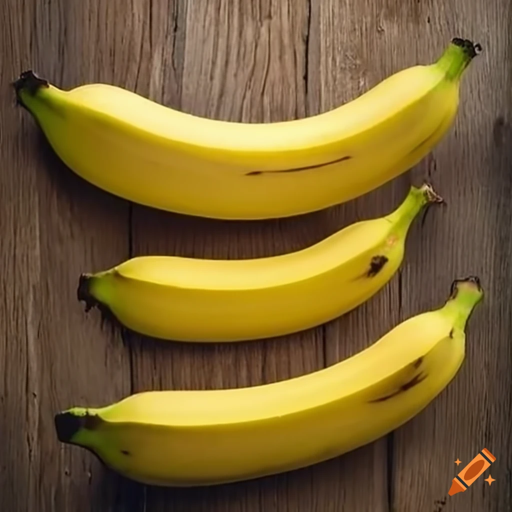 Pile of fresh ripe bananas on Craiyon