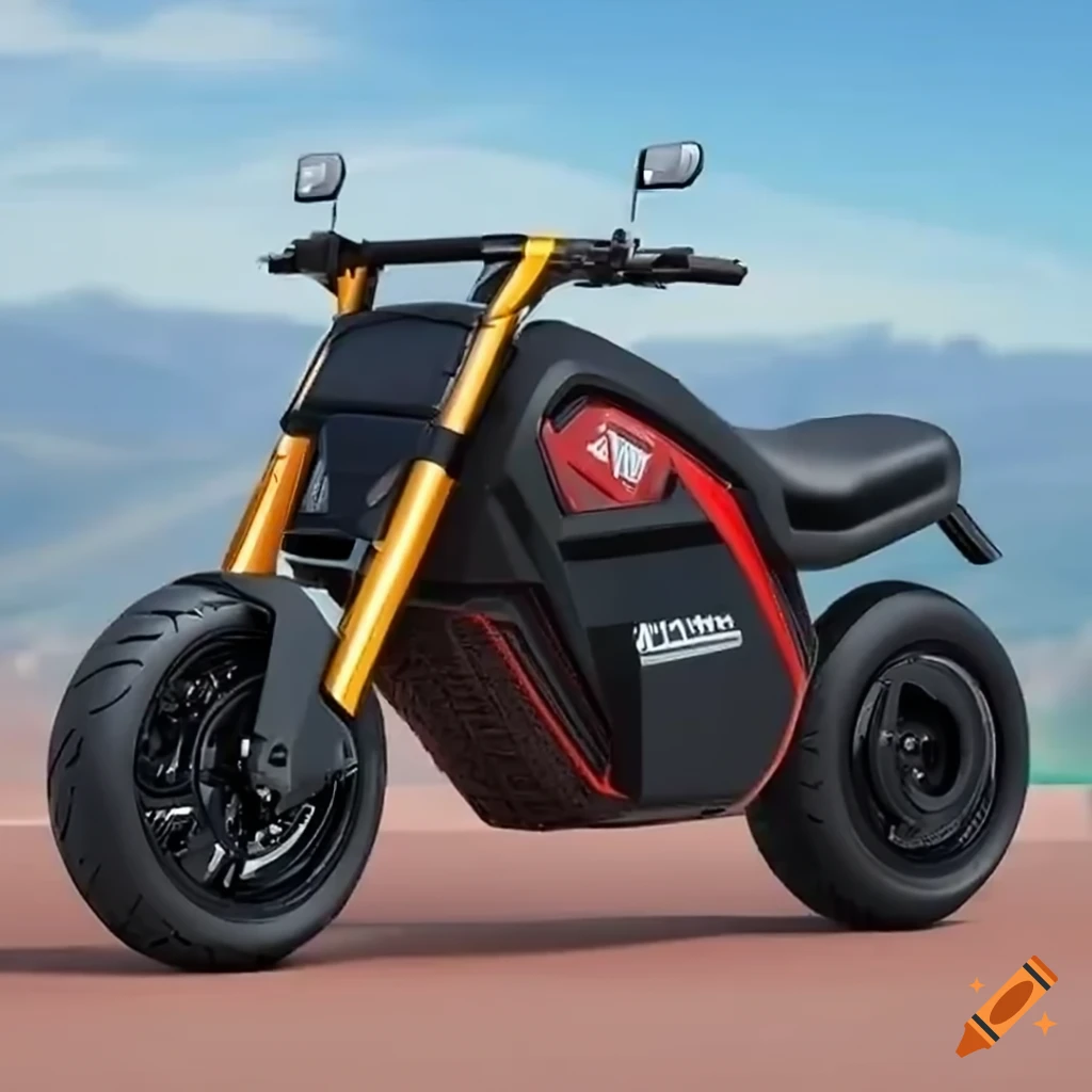 Detailed render of innovative milwaukee suitcase mini moto