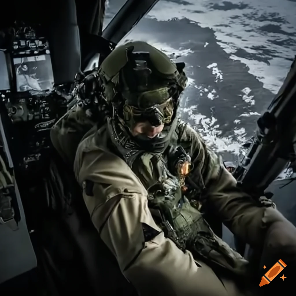 Fighter pilot waking up in mid-flight