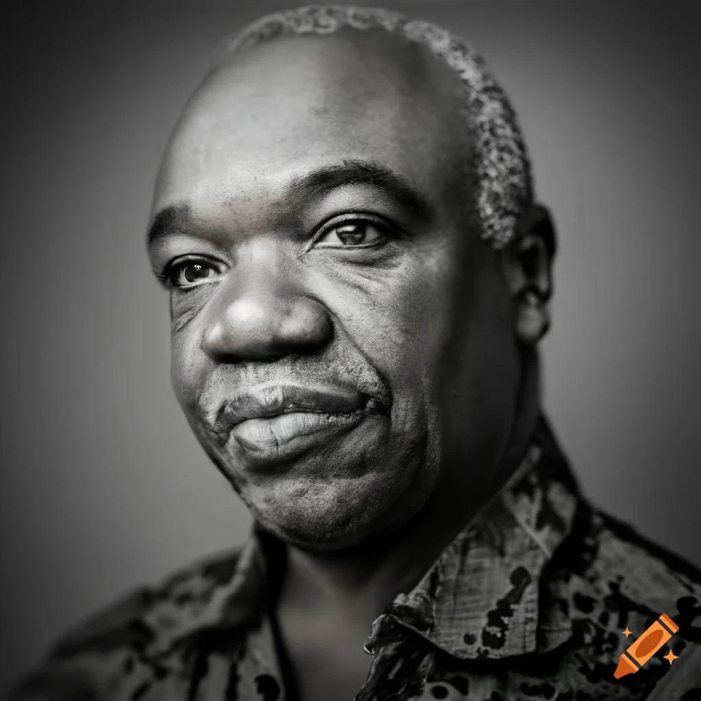 Portrait of ali bongo on Craiyon