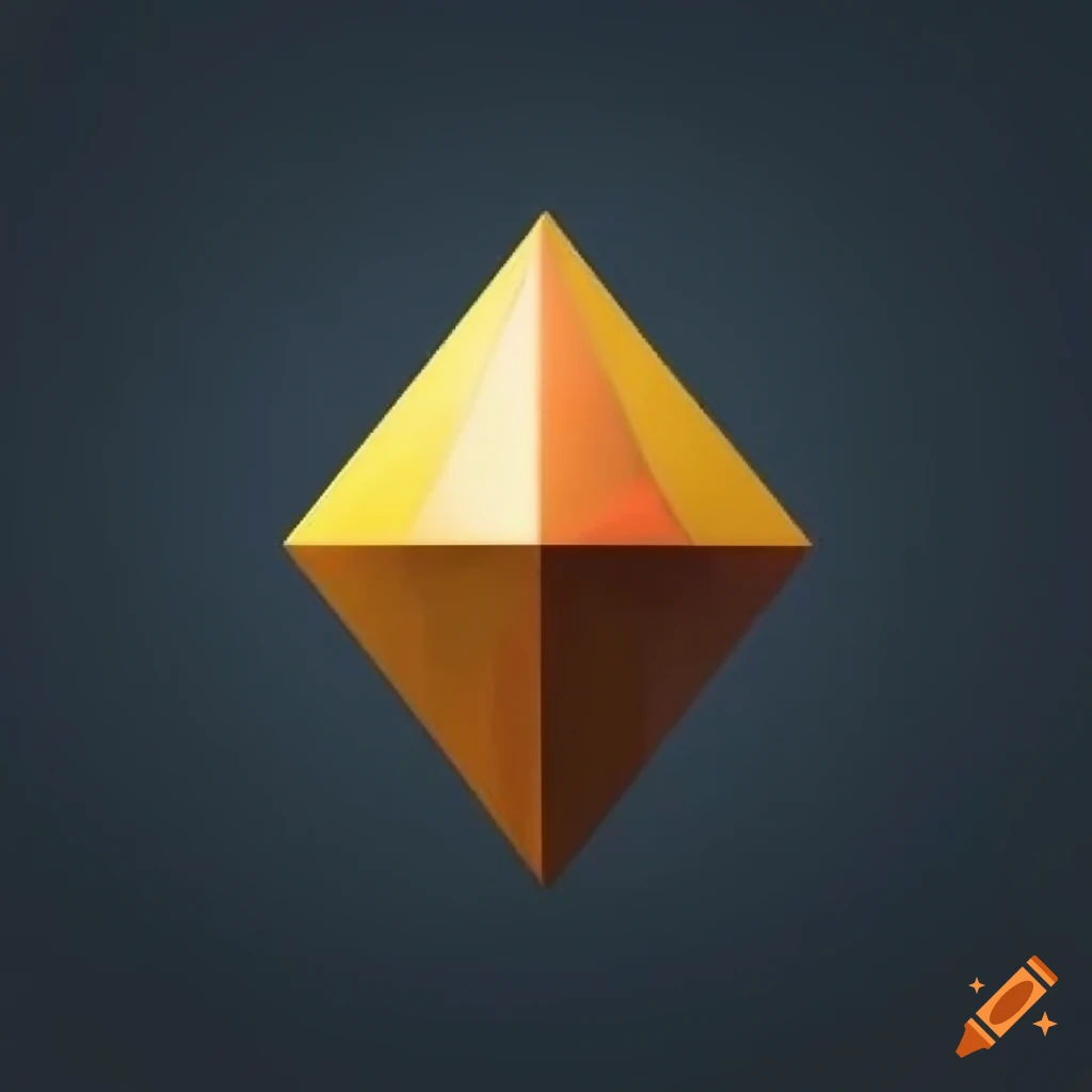 Abstract Composition With A Rhombus And Number 4 abstract-composition-with-a-rhombus-and-number-4