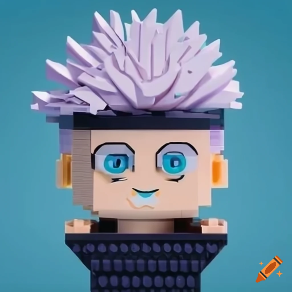 Lego version of gojo satoru on Craiyon
