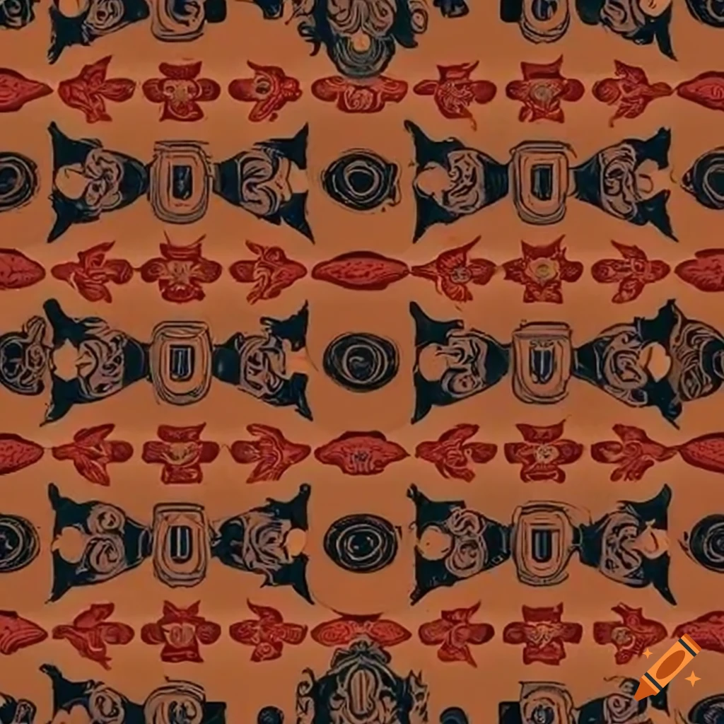 Greek seamless pattern on Craiyon