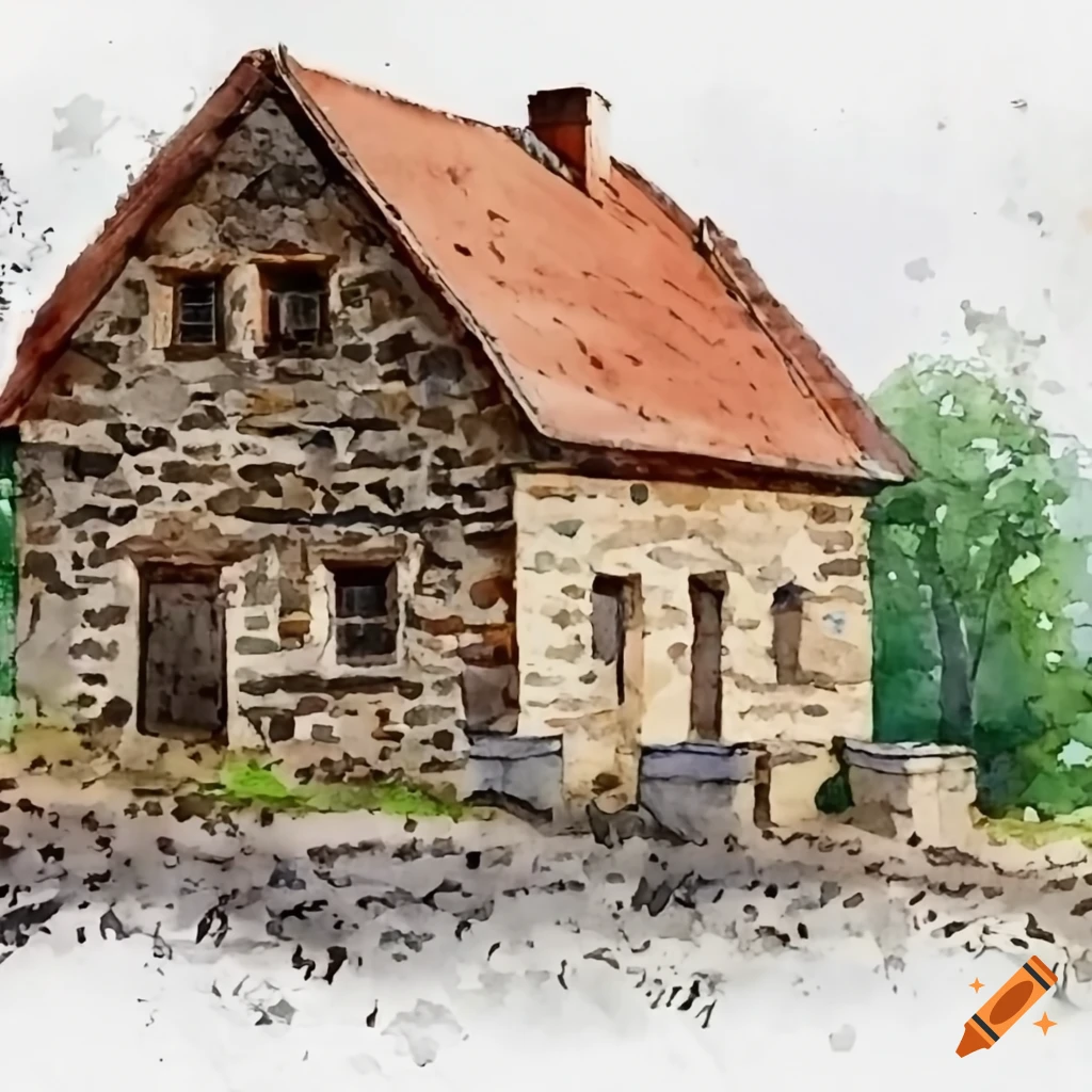 Stone house in Germany from the 19th Century on Craiyon