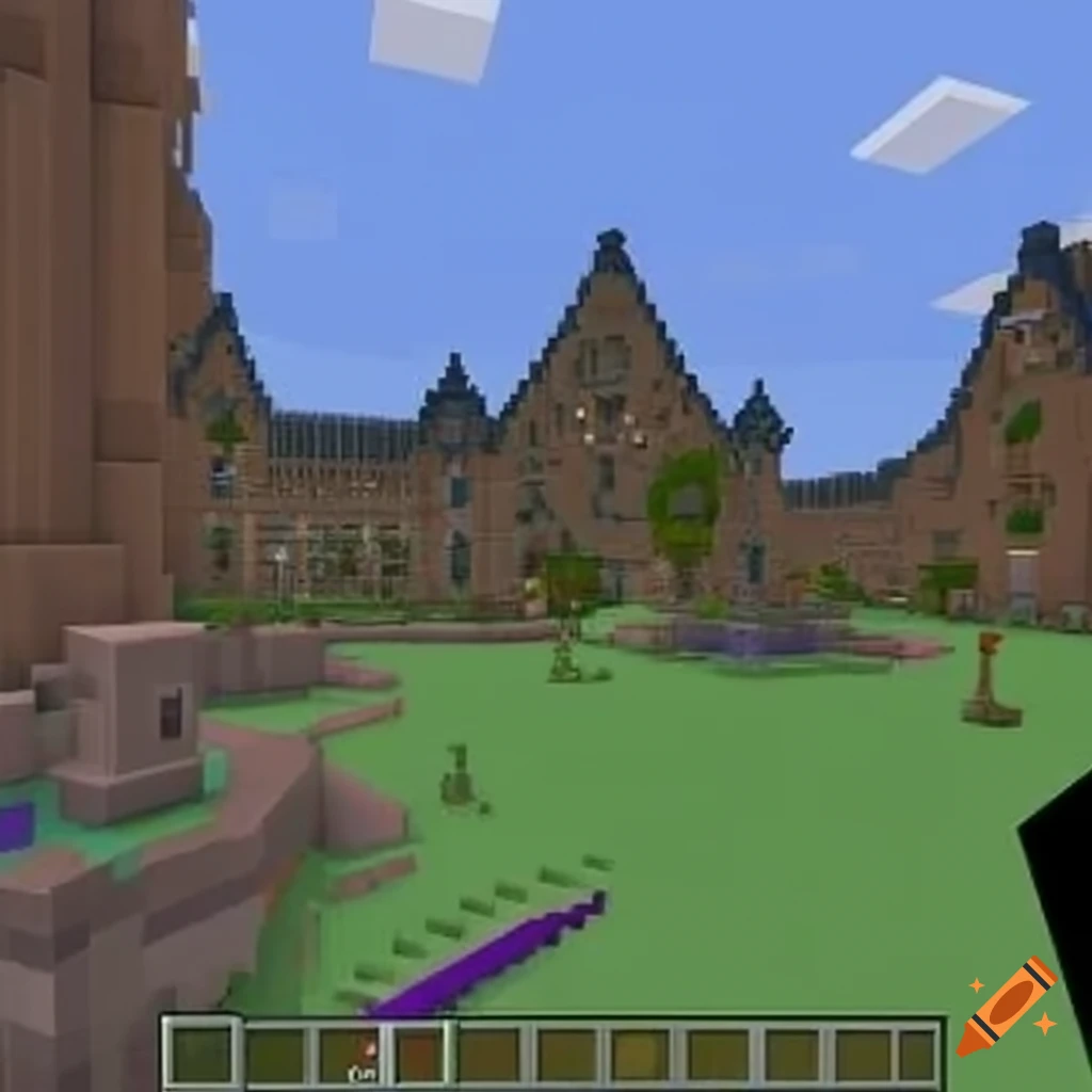 Image inspired by the minecraft world