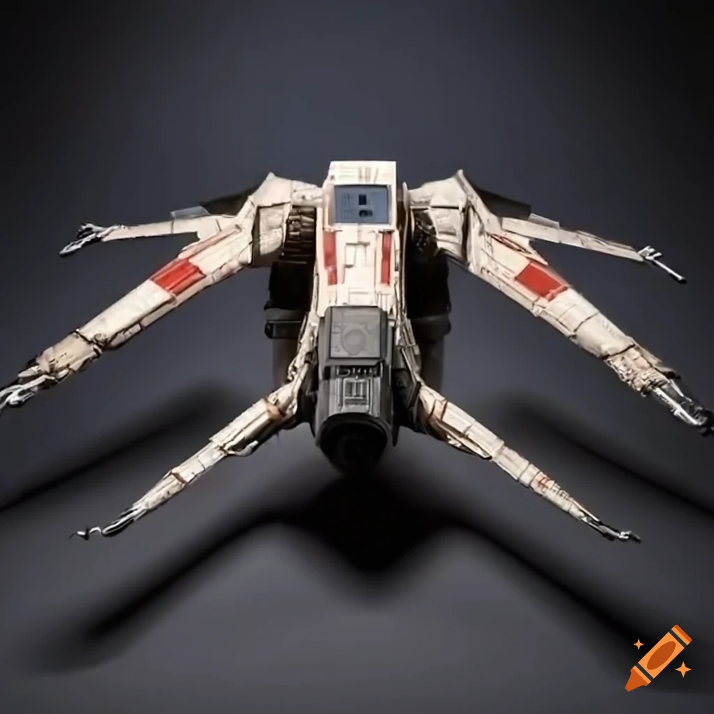 Highly detailed x-wing from star wars on Craiyon