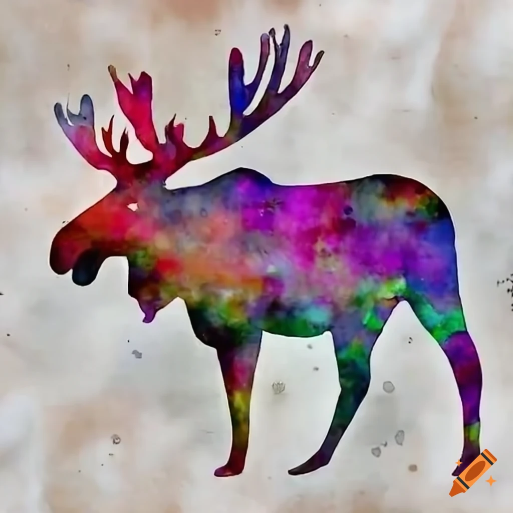 Moose with bells on its antlers in minnesota on Craiyon