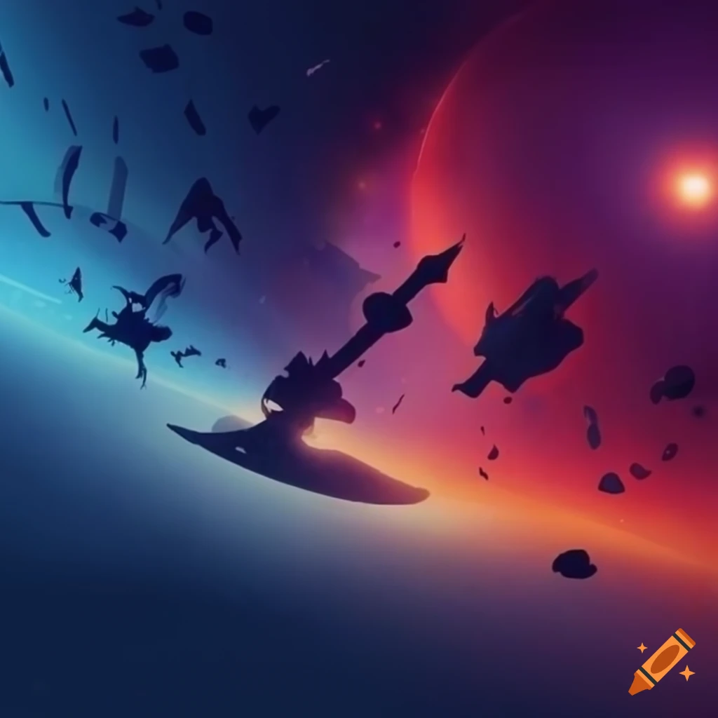 Star wars themed background on Craiyon