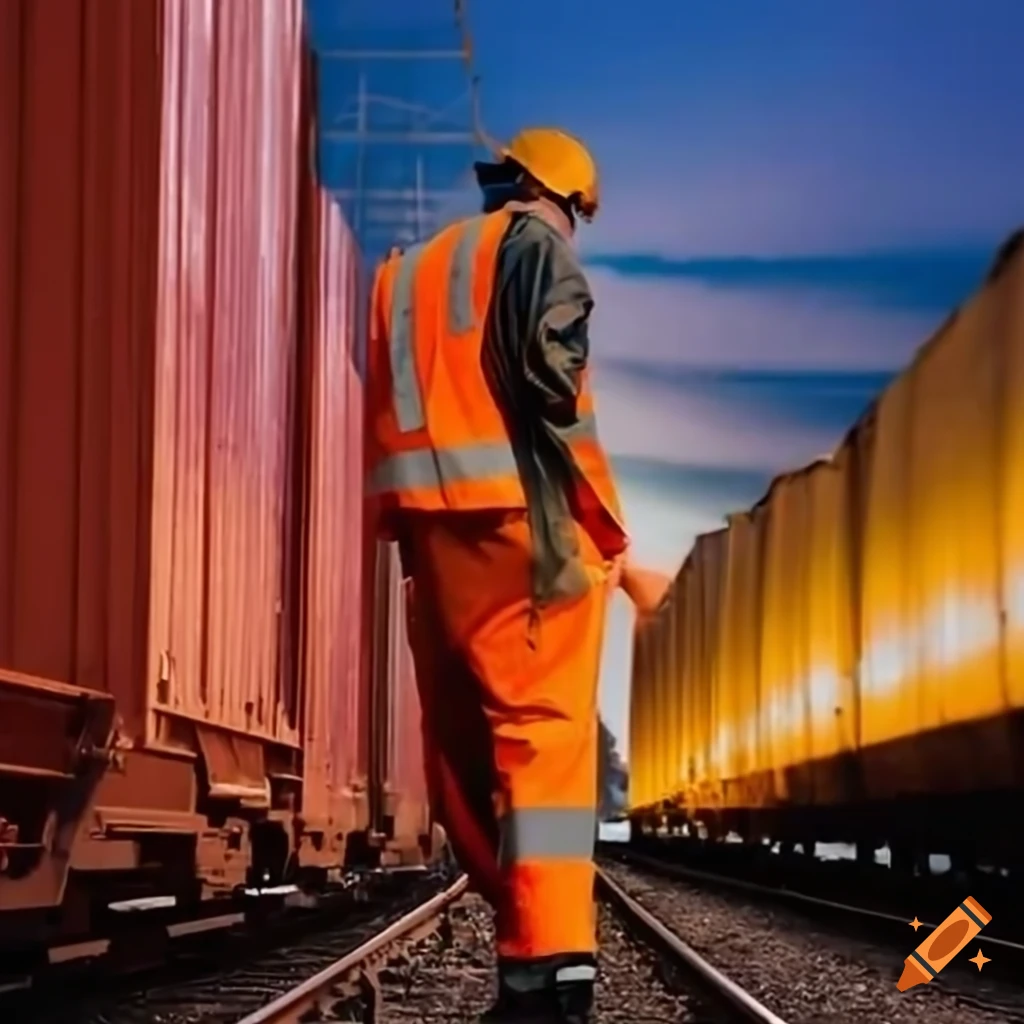 Survey trolley for railway on Craiyon