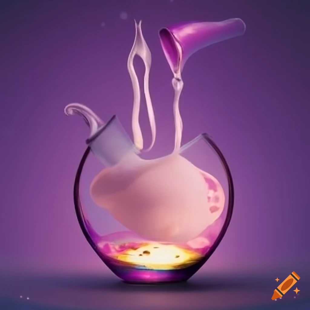 Cup with a magical design