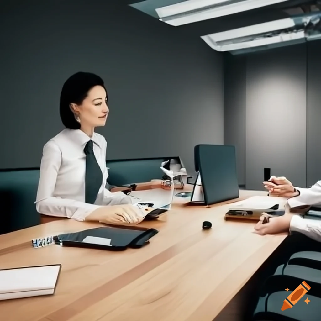 Business Meeting In An Open Plan Office On Craiyon business-meeting-in-an-open-plan-office-on-craiyon