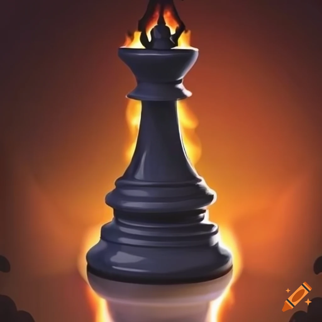 Detailed art of chess knights on Craiyon