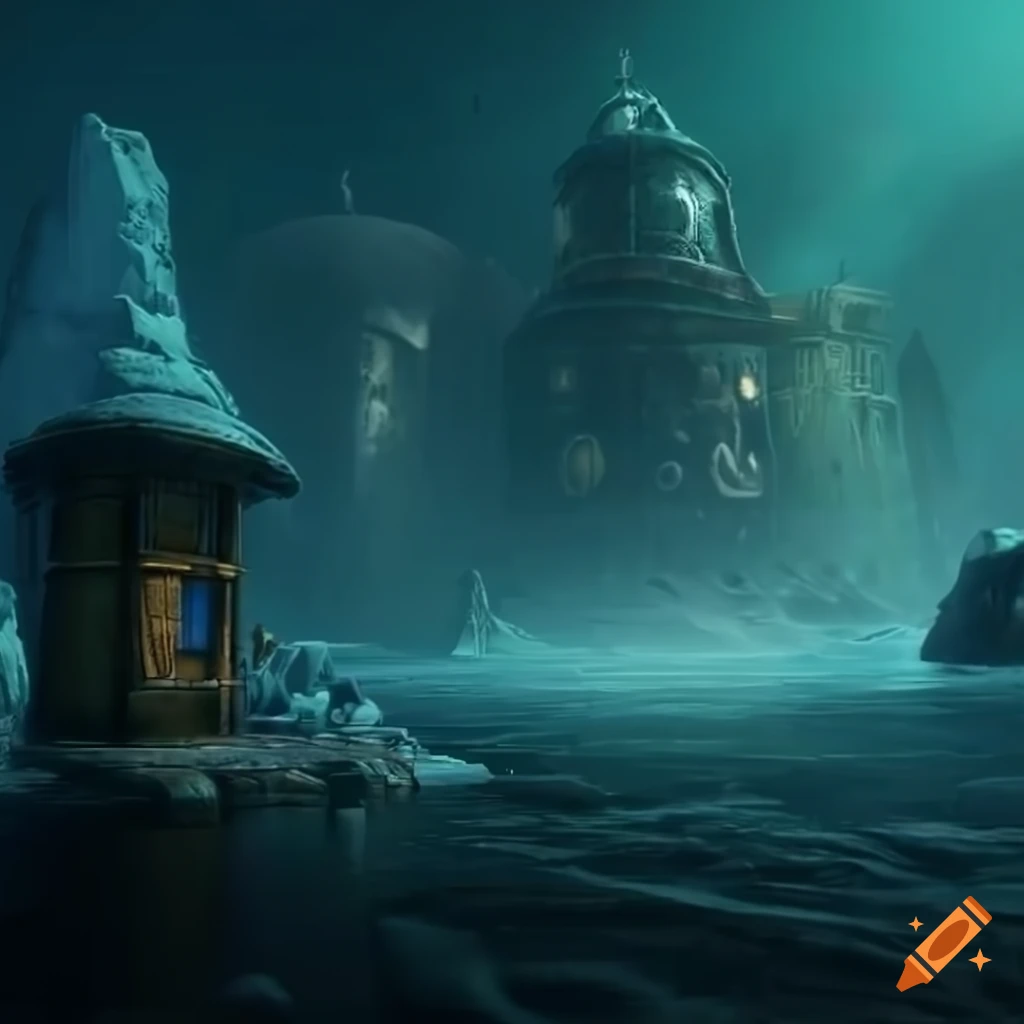 Bioshock antarctic environment on Craiyon