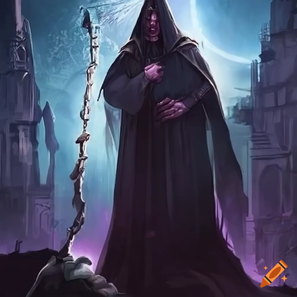 Image of a futuristic wizard on Craiyon