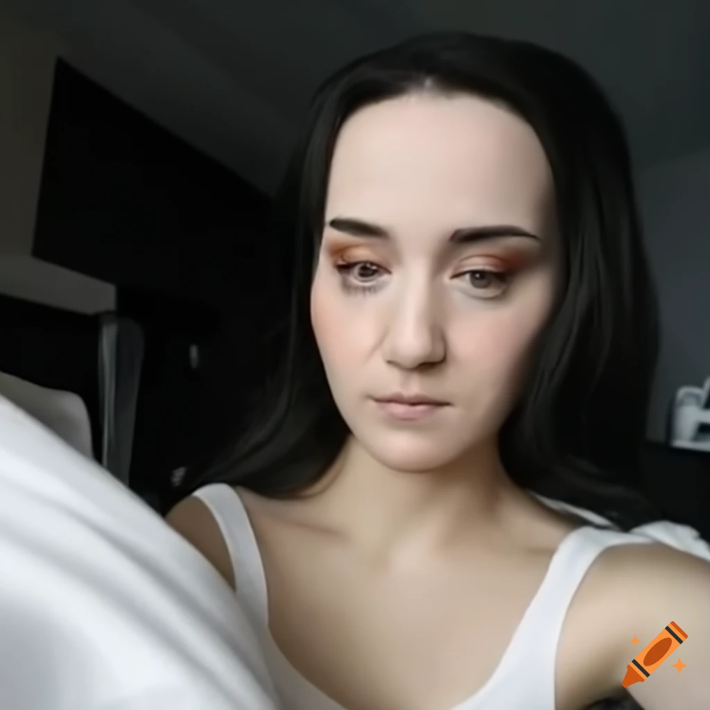 Girl Taking A Selfie In A Hotel Room On Craiyon