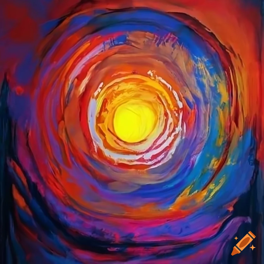 Fearful sun painting on Craiyon