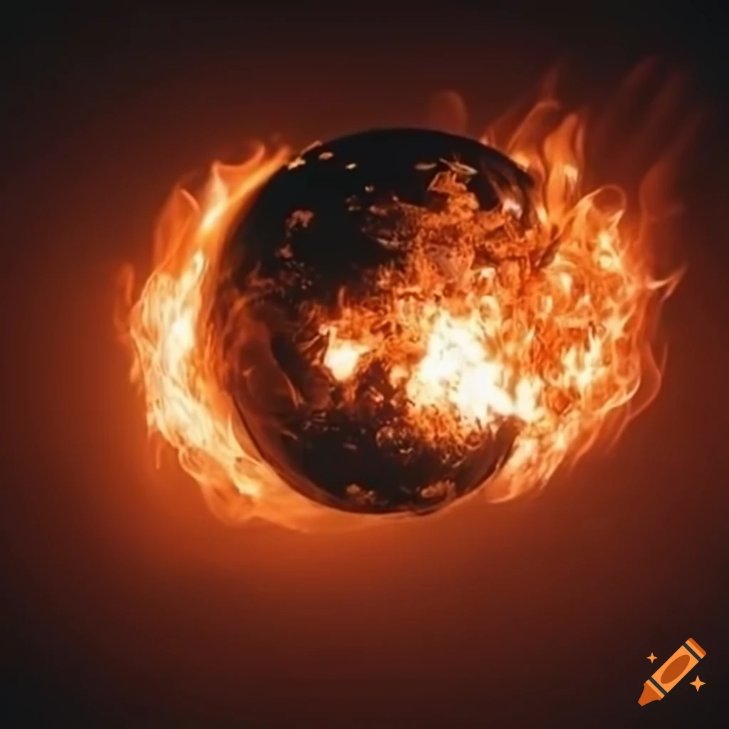 Fire ball on Craiyon