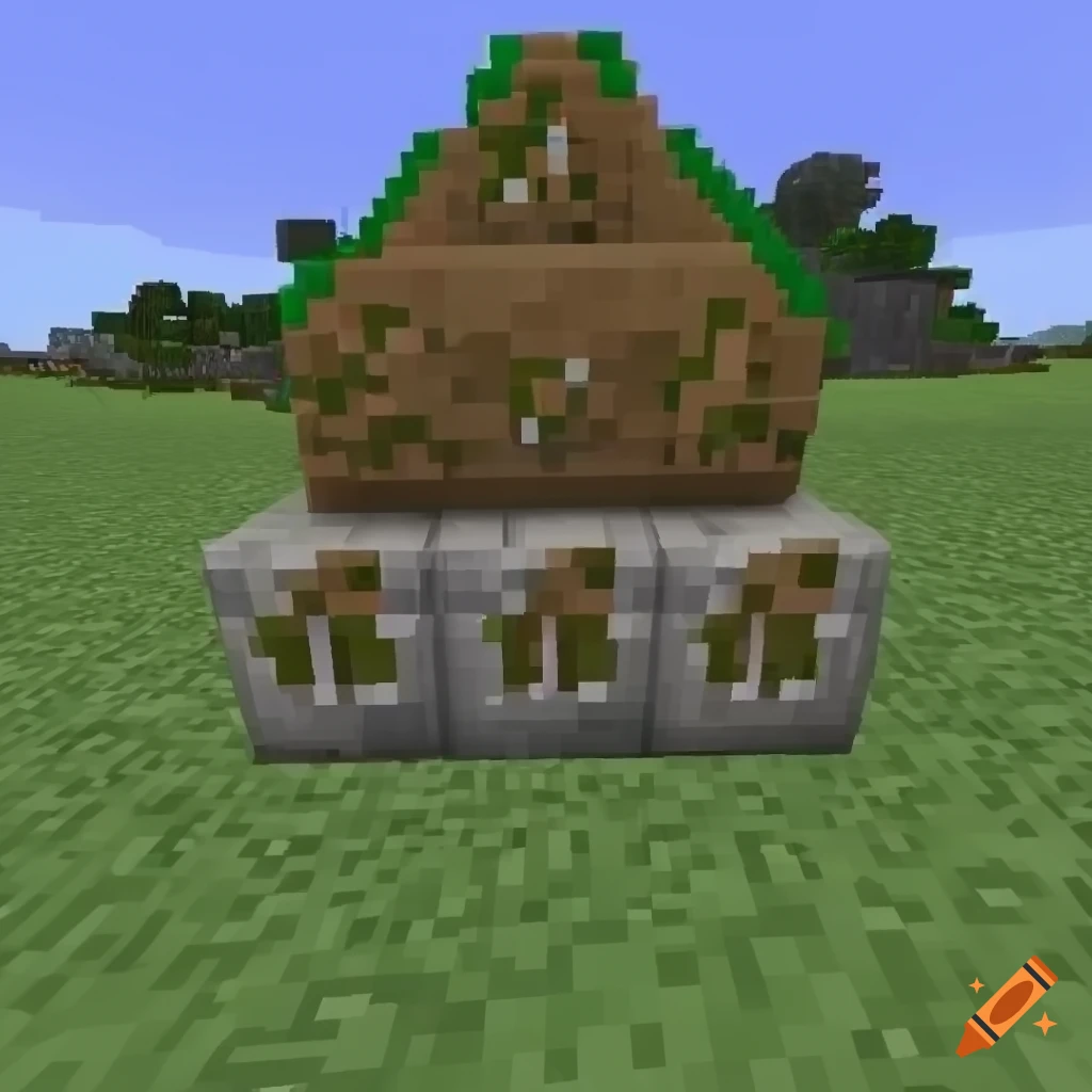 Minecraft weed server logo on Craiyon