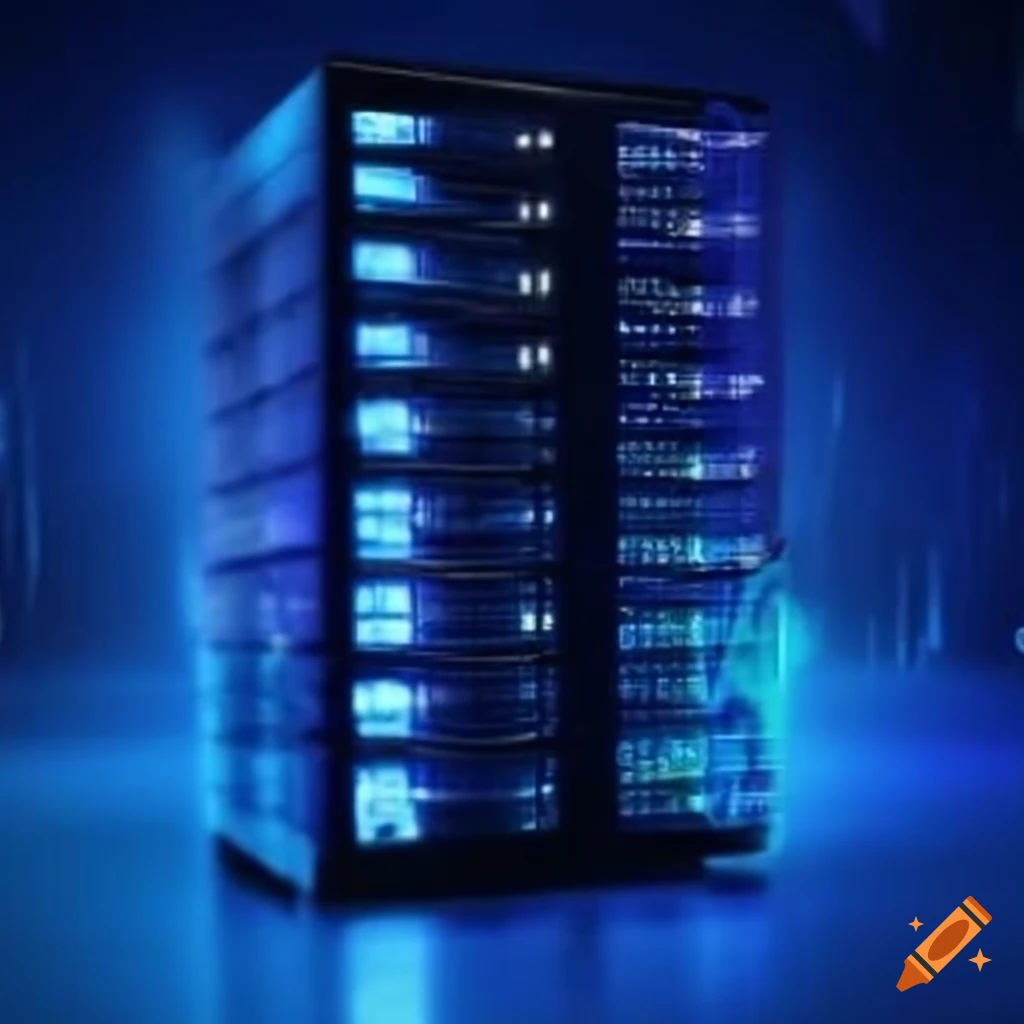 Icon of server-related services on Craiyon