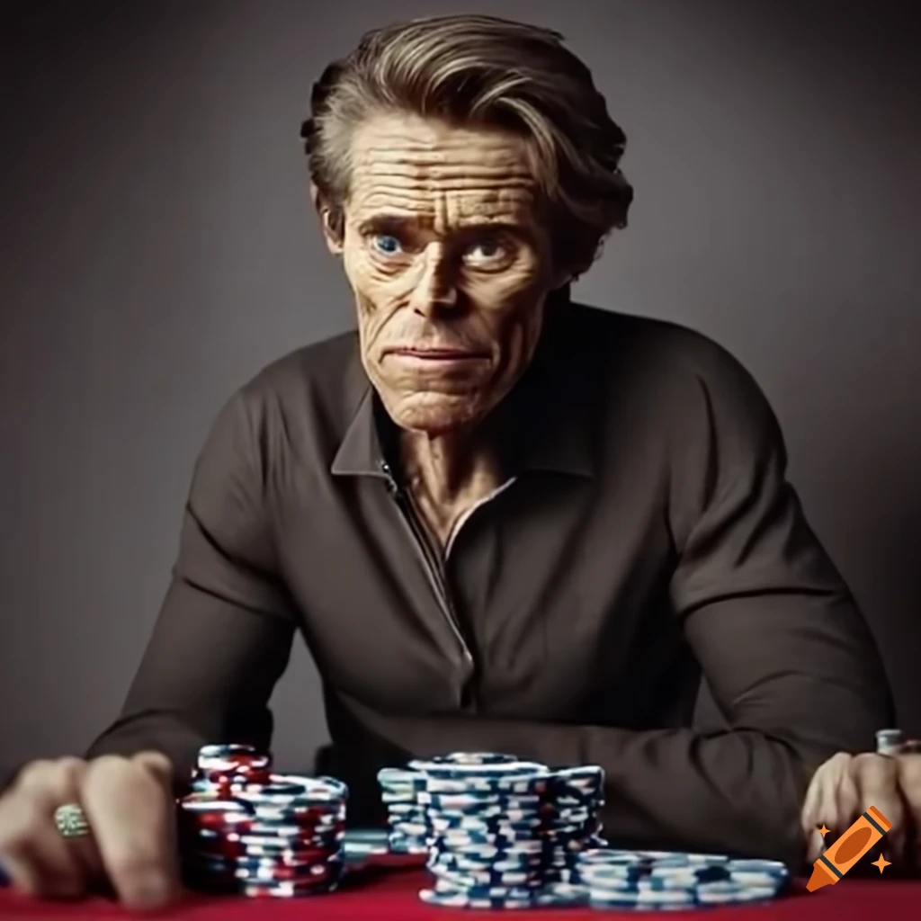 Willem dafoe playing poker