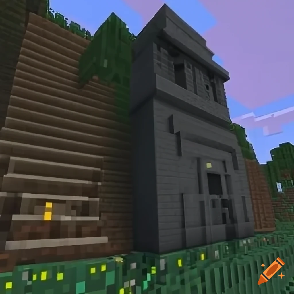 Parody image of a fake minecraft game on Craiyon