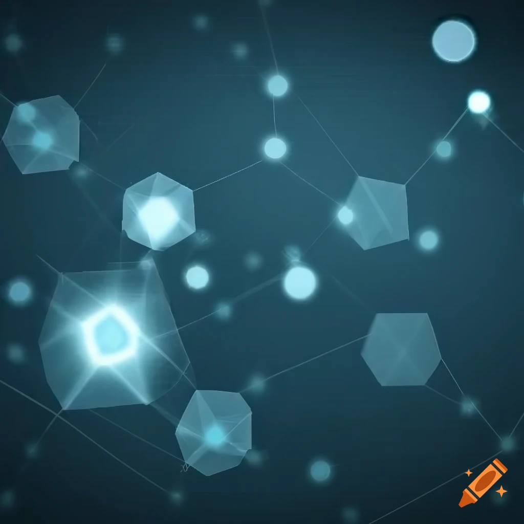 Polygon network background image on Craiyon