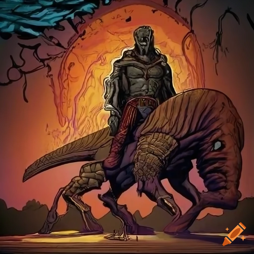 Image of an eldritch god on Craiyon
