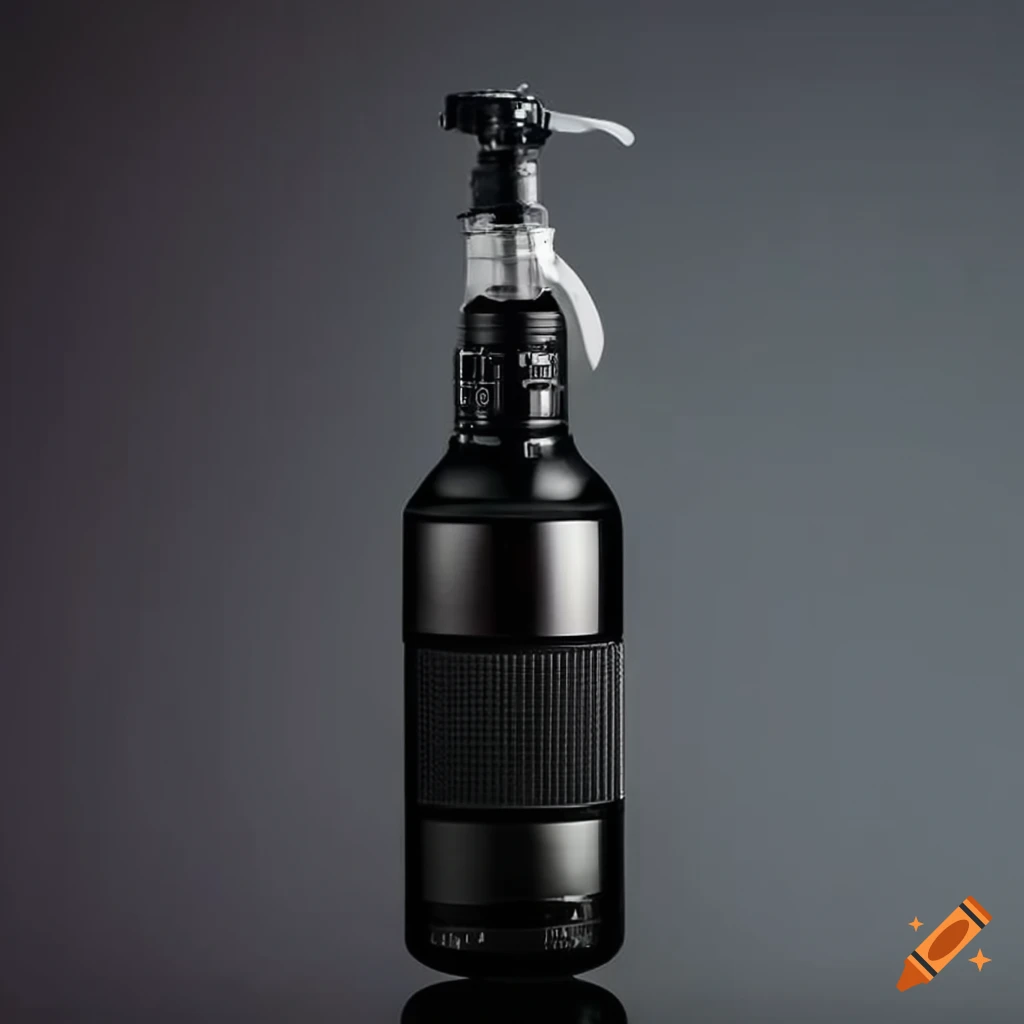 Traffic cone turned into a telescope with a coke bottle as the scope on ...