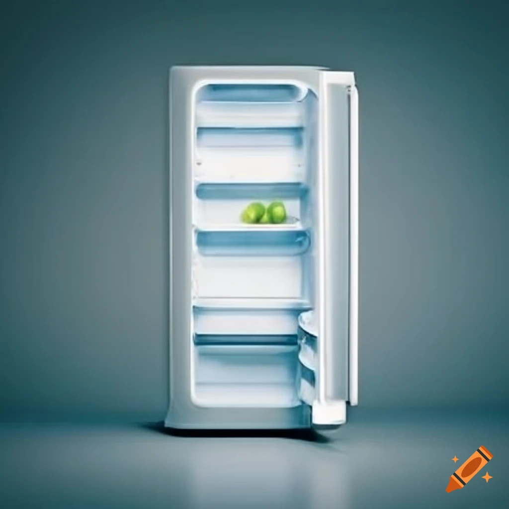 Futuristic fridge digital art on Craiyon